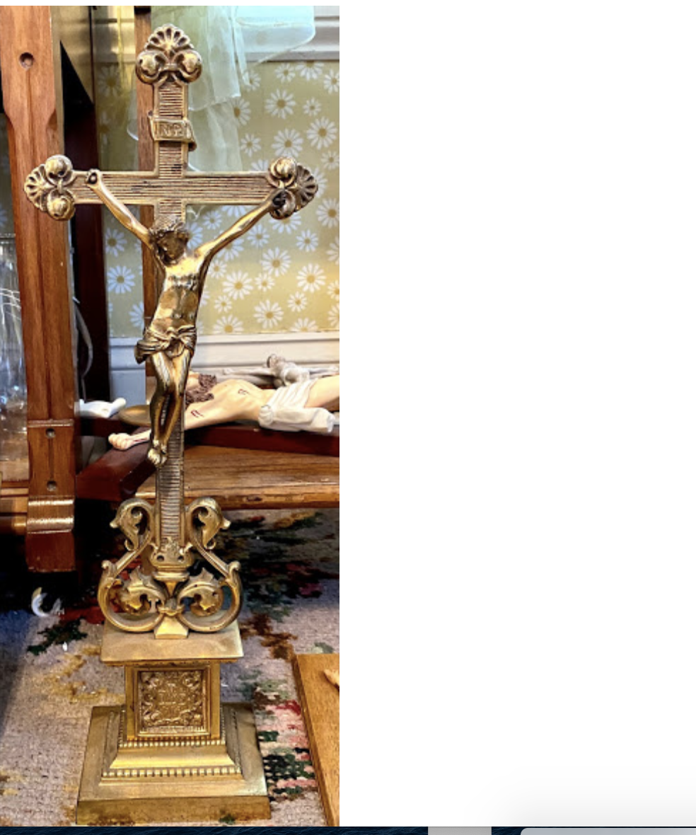Large Altar Crucifix Very nice – Fynders Keepers