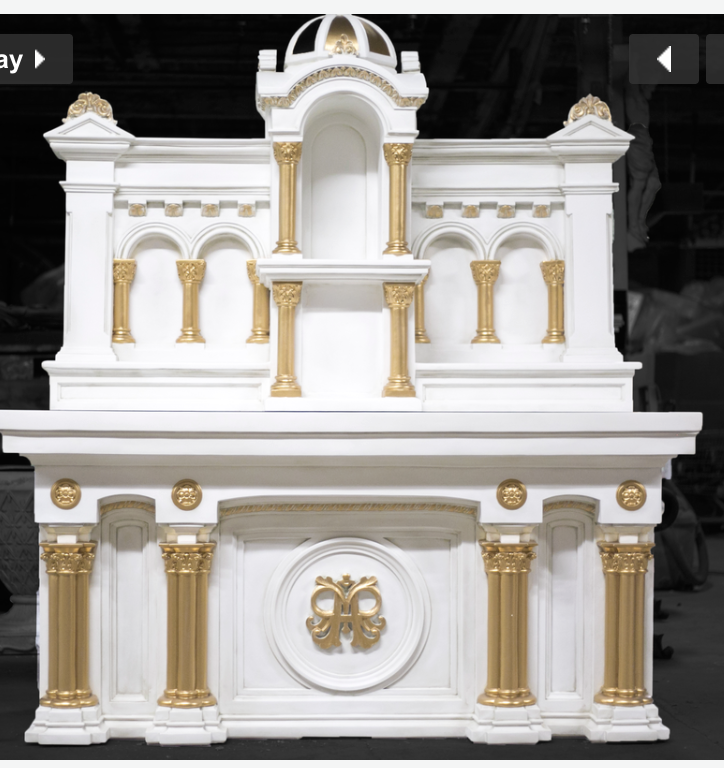 Fiberglass Altar Romanesque – Fynders Keepers Brokerage LLC